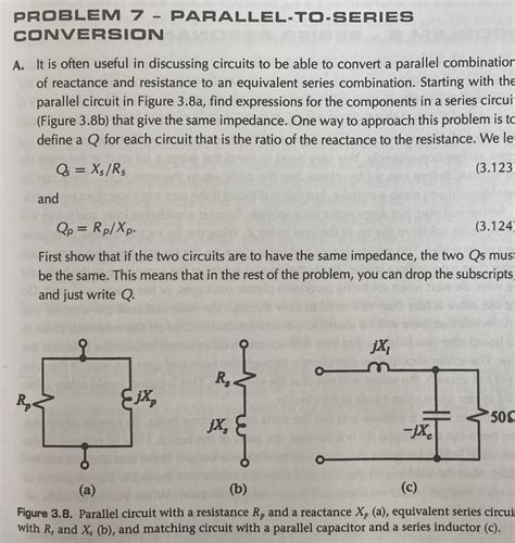 Impedance How To Relate Resistancereactance To Parallelseries