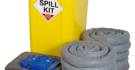 240 Litre General Purposemaintenance Spill Kit In Wheeled Bin Serpro Ltd