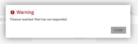 Timeout Reached Peer Has Not Responded On All Trades After Laptop Wipe Rbisq