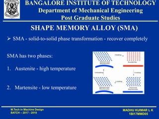 APPLICATION OF THE SHAPE MEMORY ALLOY IN ROBOTICS PPT