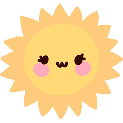 Cute Sun Cute Smiling Faces 33529748 Png