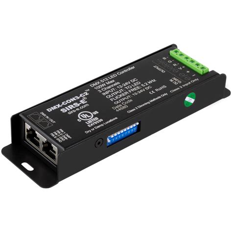 RGB Channel LED DMX Decoder SIRS Electronics Inc