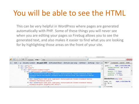 Ppt Using And Basic Css To Customize Your Wordpress Theme Powerpoint