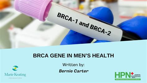 Brca Gene In Mens Health Hospital Professional News