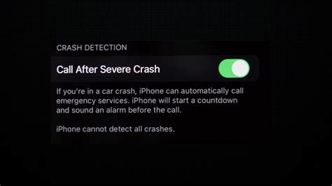 Crash Detection The New Function That Comes With The Iphone 14