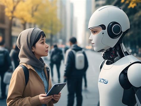 Premium Ai Image Ai Technology Helping People In Everyday Life