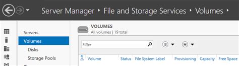 Windows Server Manager In 2012 R2 Volumes Missing Server Fault