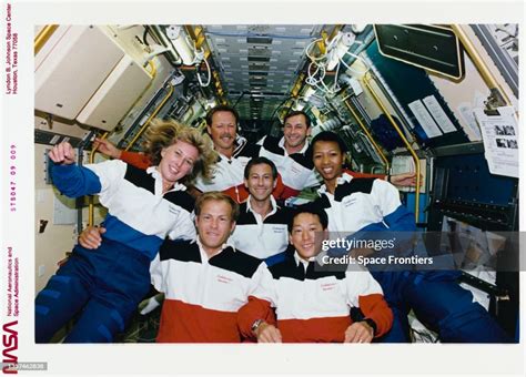 The Crew Of Space Shuttle Mission Sts 47 American Nasa Astronaut
