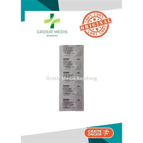 Jual Vitamin C 50 Mg Box 100s Tablet Kimia Farma Shopee Indonesia
