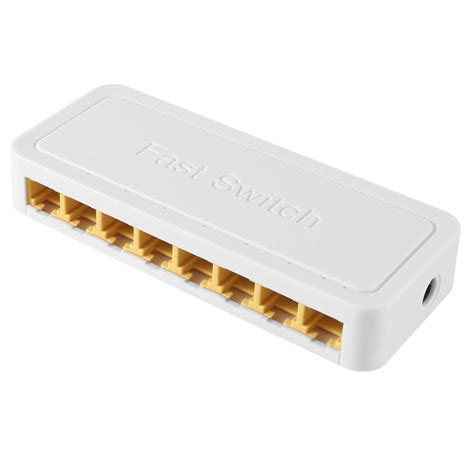 8 портов RJ45 Gigabit Ethernet Switch 1000 Мбит/с Мини-сетевые ...