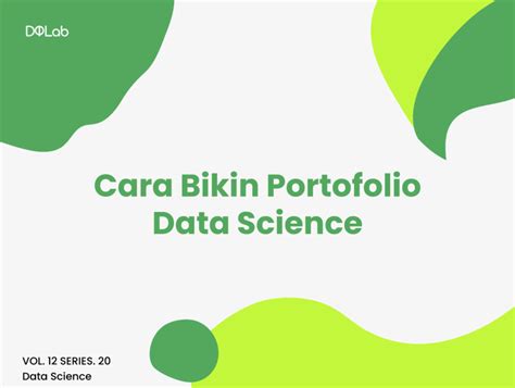 4 Ide Project Untuk Portfolio Data Science Terupdate