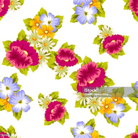 꽃의 추상 완벽 한 패턴입니다 카드 디자인 카드 생일 초대장 발렌타인 파티 휴가 인사말입니다 개념에 대한 스톡 벡터 아트 및 기타 이미지 Istock