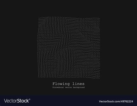 Abstract Line Matrix Pattern Noise Flow Dynamic Vector Image