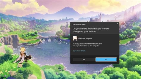 Stop Uac Password Prompt When Launching Genshin Impact Bonty