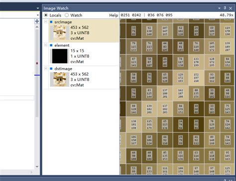Opencvvs插件推荐：调试过程内存中图片mat变量查看器image Watchvisual Studio 调试查看opencv Mat