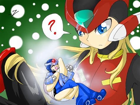 Colors Live Cyber Elf X And Megaman Zero By Blackzodiacqueen