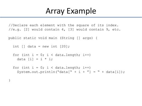 Ppt Efficient Array Management In Java Programming Powerpoint