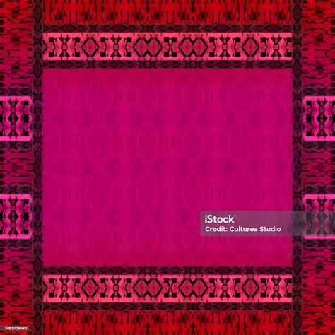 아프리카 프레임 부족 디자인 다채롭고 매끄럽고 약간 질감이 있는 패턴 적갈색 빨간색 체리 핑크 핫 핑크 갈색 및 검은색 색상 0명에 대한 스톡 벡터 아트 및 기타 이미지