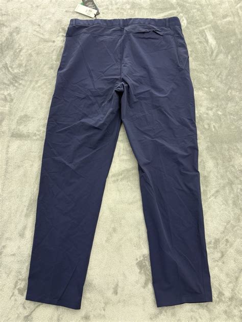 Rlx Ralph Lauren Pants Mens 35x32 Golf Tapered Leg Navy Stretch Blue Ebay
