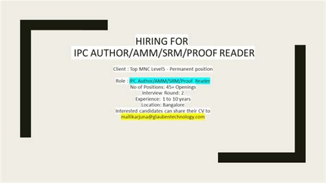Ipc Srm Amm Proofreader Mallikarjun Reddy