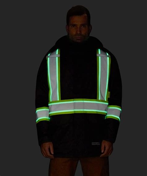 Dakota Workpro Series Mens Vizlite Dt Class 1 T Max Lined 150d Jacket