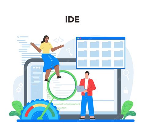 Free Vector Software Developer Online Service Or Platform Idea Of Programming And System