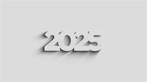 2025 Year Futuristic Neon Symbol 3d With Shadow Stock Footage Video Of Year Object 333254350