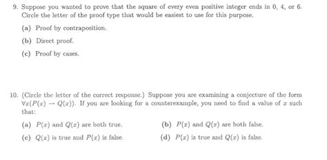 Solved Suppose You Wanted To Prove That The Square Of Chegg Com