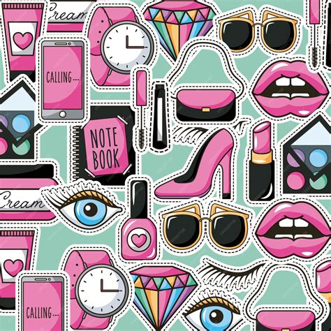 Premium Vector Girly Pattern