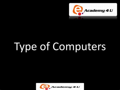 Types Of Computer Pptx