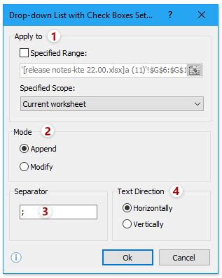 Quickly Create Drop Down Lists With Checkboxes In Excel