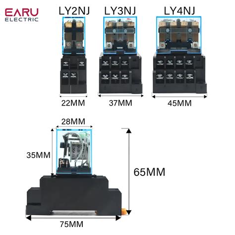 Ly2njly3njly4nj Small Electromagnetic Power Relay With