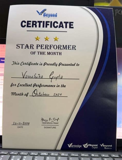 Vanshika Gupta On Linkedin 🌟 Grateful And Honored 🌟 I Am Truly Humbled To Be Recognized As The