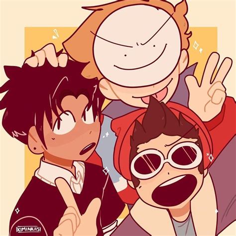 Dream Team Characters Dream Team Drawing Dream George And Sapnap