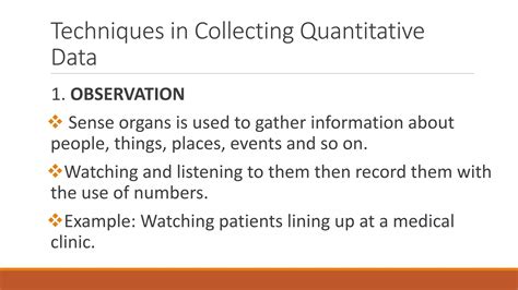 Collection Of Quantitative Data Pptx