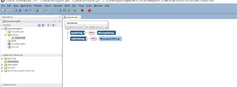build sample soap integration services to display concatenated string using oracle service bus