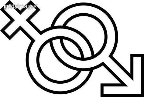Male Female Symbol Gender Relations Between Man Woman Sex