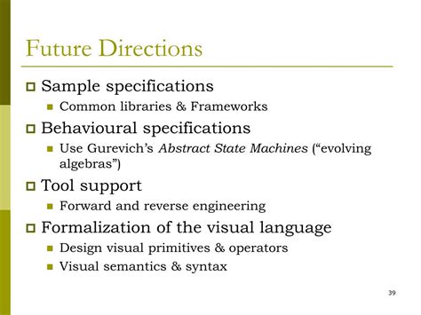 Ppt Formal Specification Of Object Oriented Design Powerpoint Presentation Id 689809