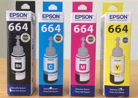 Daftar Harga Tinta Epson Berbagai Warna Kuotabro