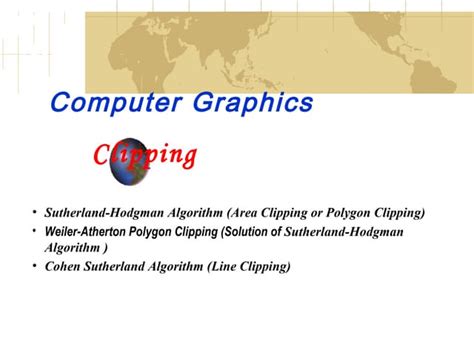 Polygon Clipping Ppt