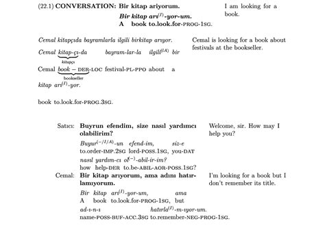 Linguistics Lining Up Free Translation In Interlinear Glossing With