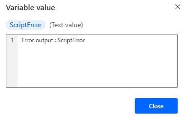 Run VBScript Action Power Automate Desktop Kaizen Personal Computer Work