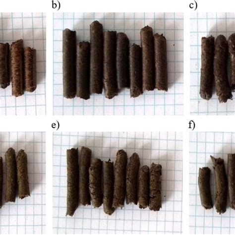 Pellets Obtained At 170 Rpm With The Addition Of A 10 B 15 And C Download Scientific