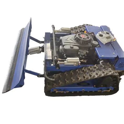 Cheap Elevator Chassis Gasoline Flail Lawnmower Snow Pusher Bulldozer