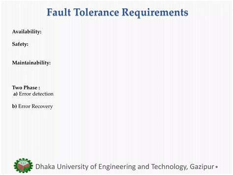 Adaptive Fault Tolerance In Cloud Survey Ppt
