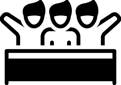 Solid Black Icon For Supportive Encouraging 44270763 Vector Art At Vecteezy