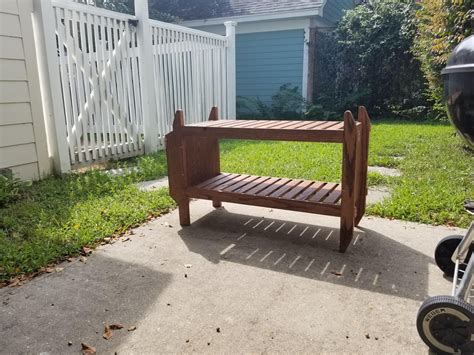 A Shoe Rack I Recently Built Stained Red Oak Total Of 8 Wedged