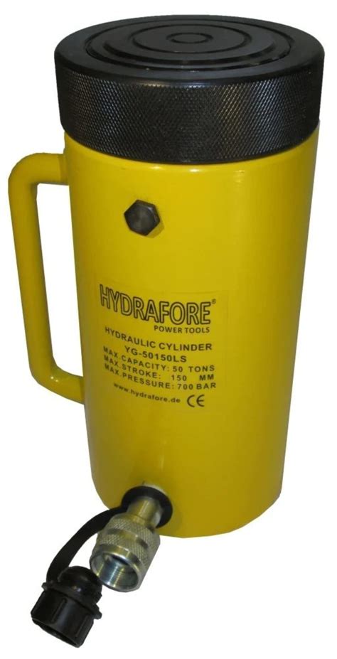 Hydrafore Single Acting Hollow Cylinder 30 Ton 100 Mm 5 Single