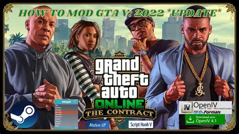 how to install open iv menyoo gta 5 mods youtube