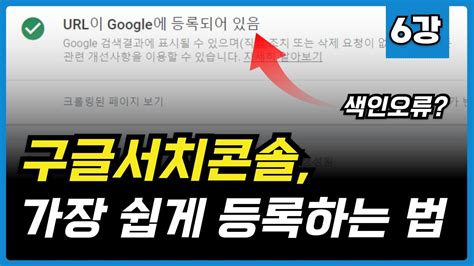 6분 만에 구글서치콘솔 등록하는 방법 I 색인오류 및 주의사항까지 Youtube